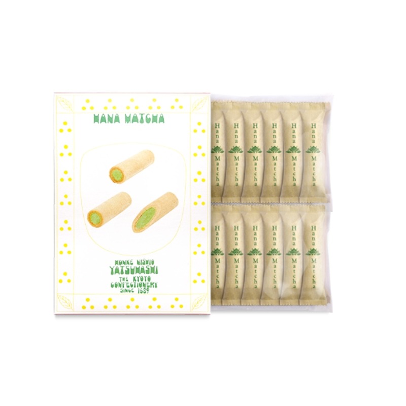 Get Honke Yatsuhashi Nishio Flower Matcha 14 sticks Delivered | Weee ...