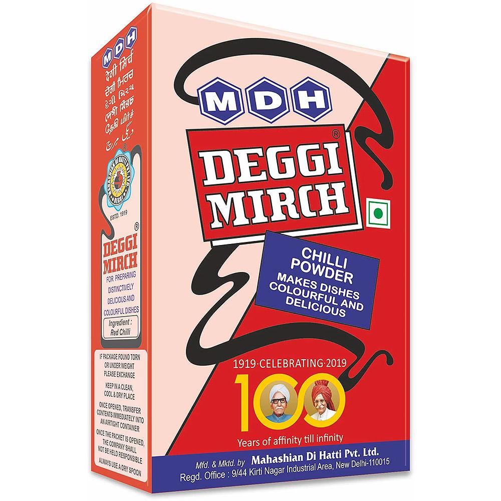 Get MDH Deggi Mirch Masala (Bright Red Chili Powder), 3.5 oz box ...