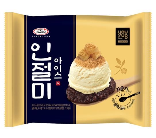 Get Lavelee Korean Injeolmi Rice Cake Ice Cream Cup 4ct Delivered ...