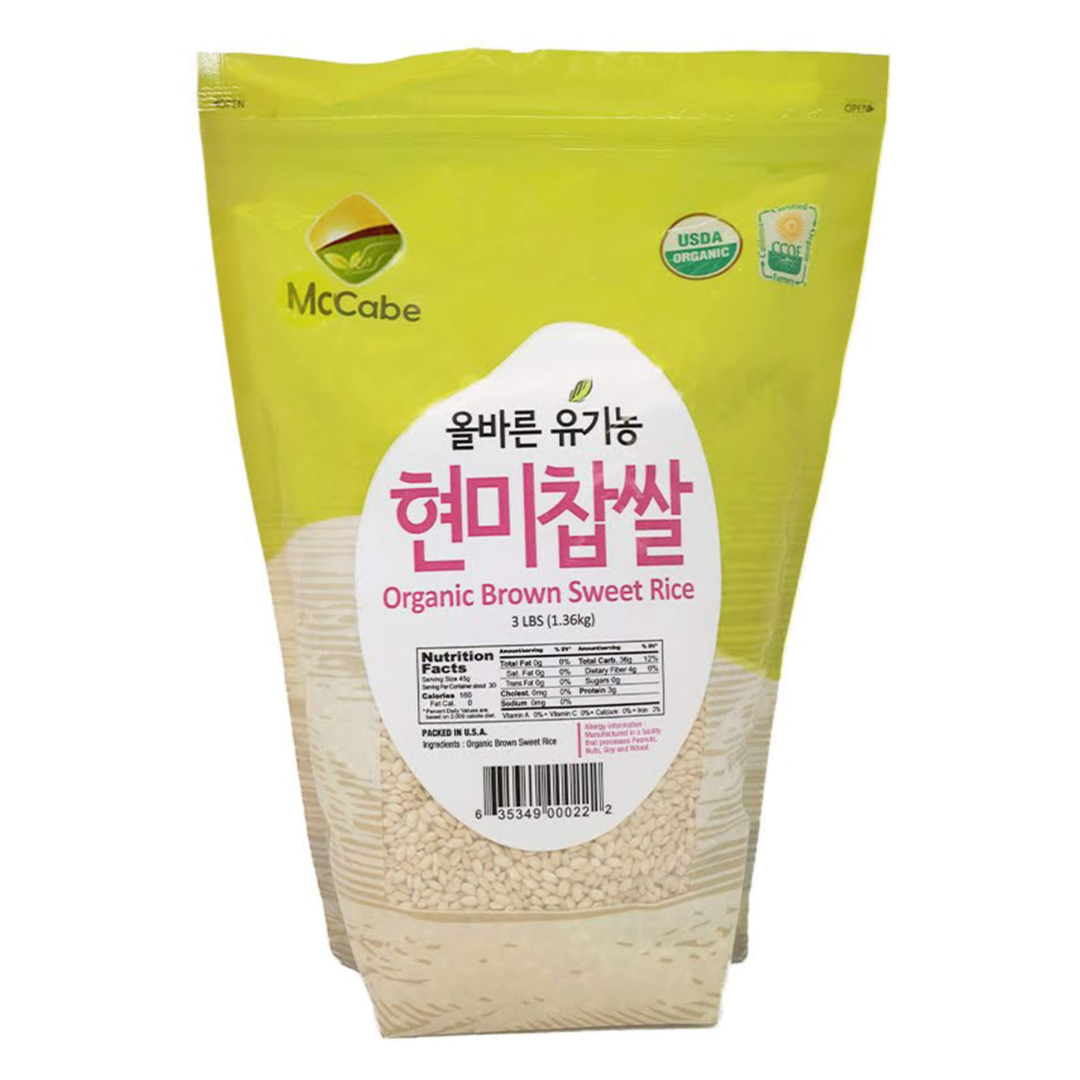 Get McCabe Organic Brown Sweet Rice - Glutinous Short Grain Brown Sweet ...