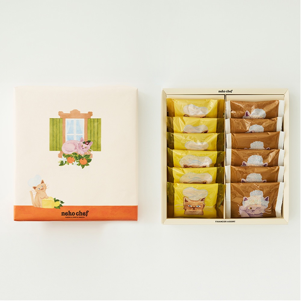 neko chef 猫厨师法式小蛋糕混合装12个 - Weee!