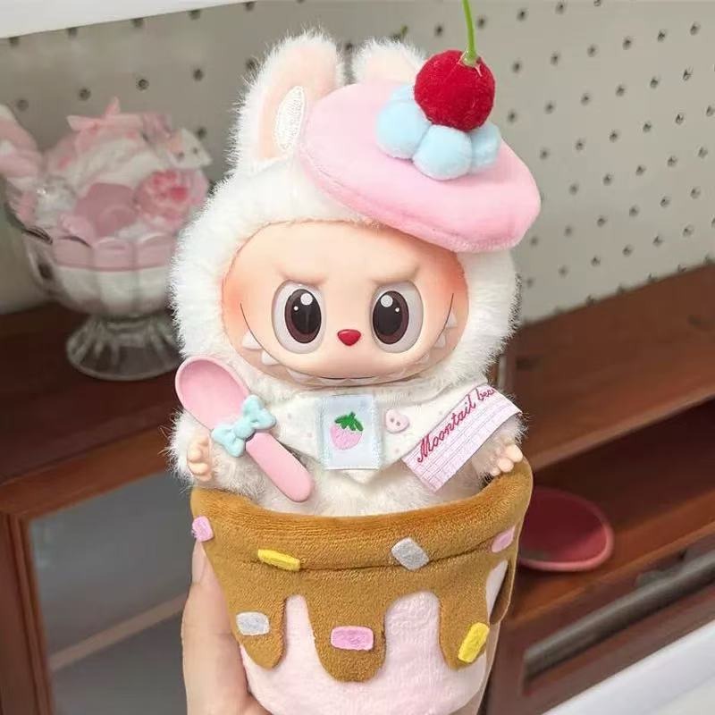 Get Labubu Creative Ice Cream Cone Set - Pink Delivered | Weee! Asian ...