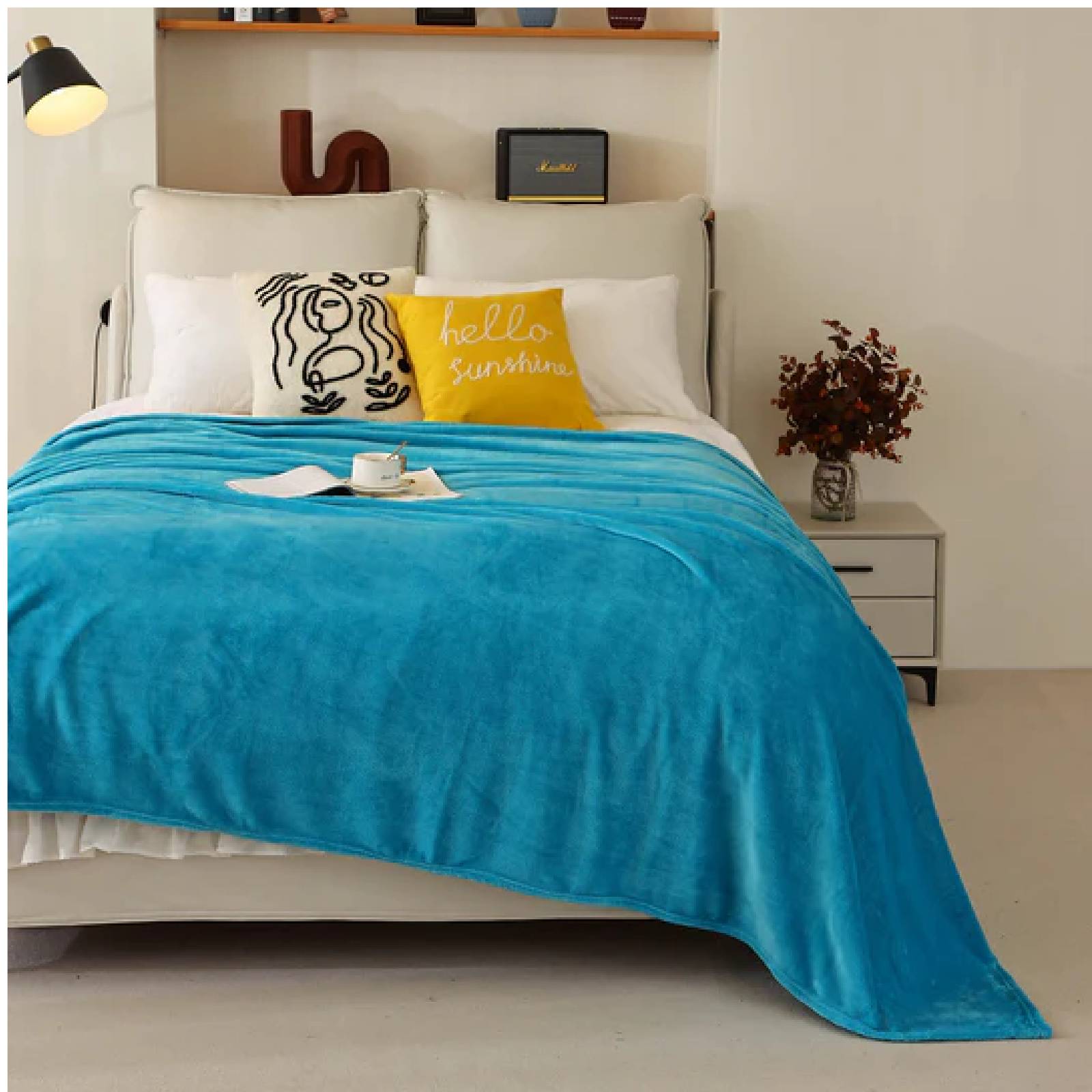 Get Flannel Fleece Blankets, Soft Lightweight Plush Cozy Fuzzy ...