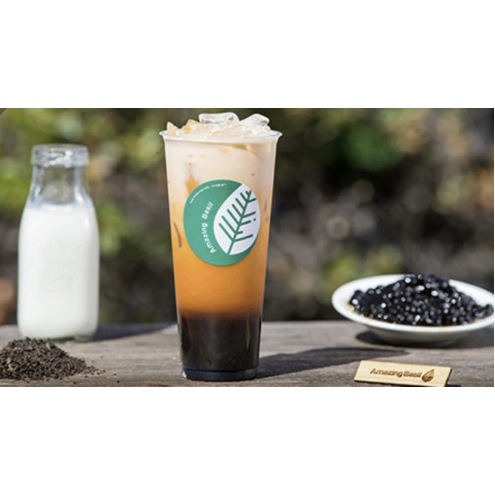 Thai Tea with crystal Tapioca - Weee!