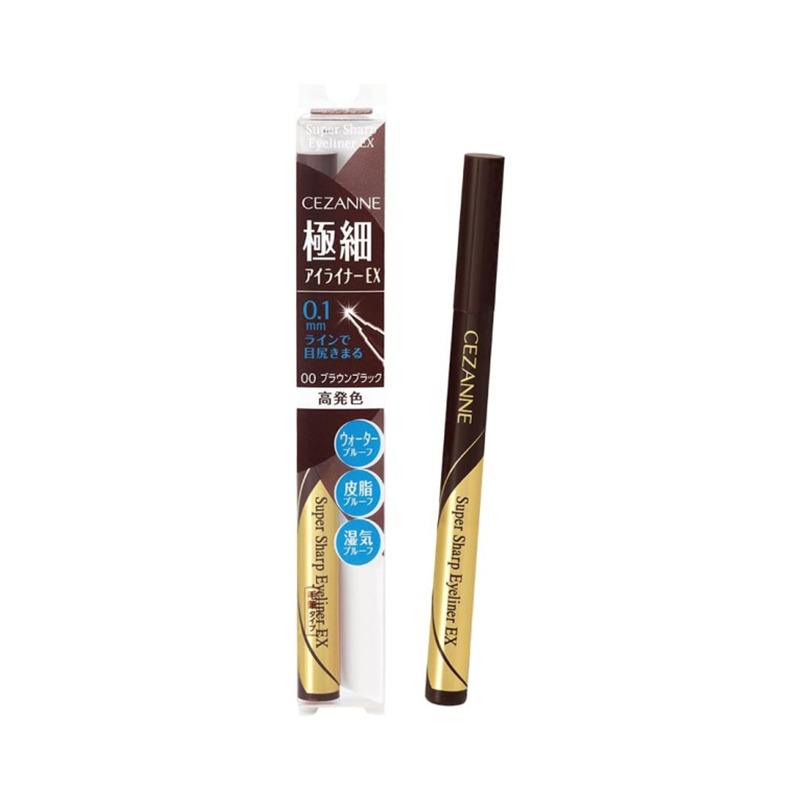 Get Cezanne Extra Fine Eyeliner EX 00 Brown Black Delivered | Weee ...