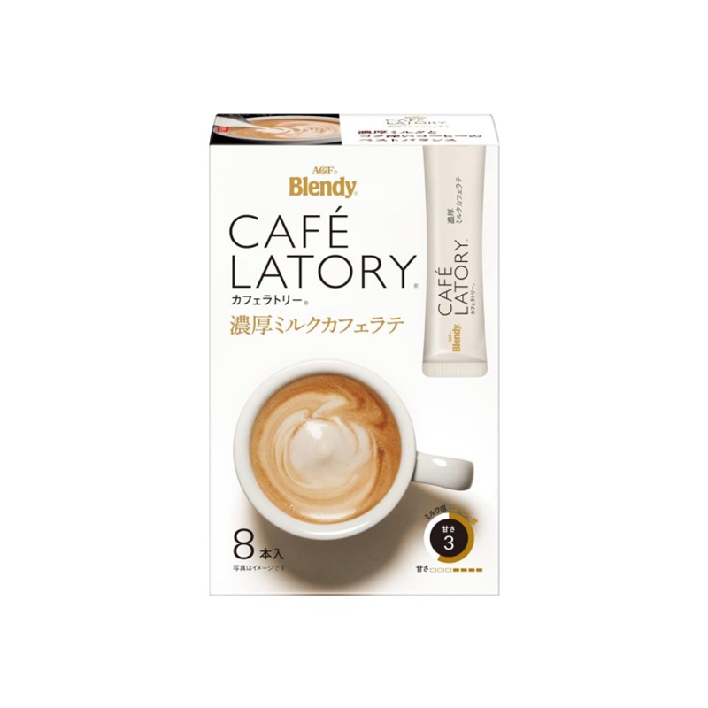 Get AGF Blendy Rich Milk Cafe Latte 8sticks 80g Delivered | Weee! Asian Market
