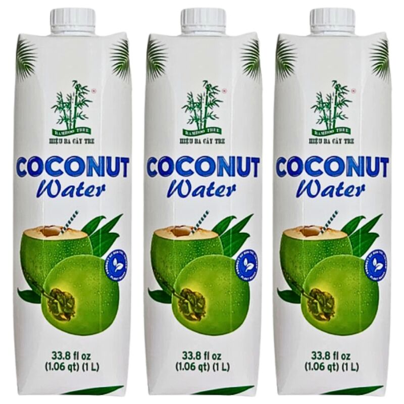 Get Ba Cay Tre Coconut Water 1L 3 bottle Delivered | Weee! Asian Market