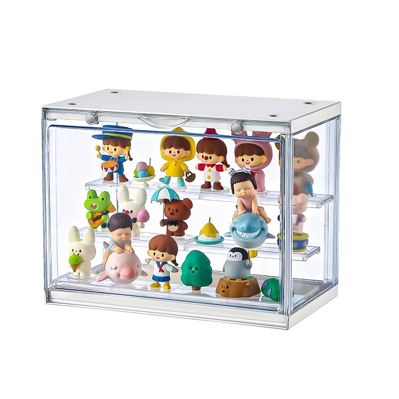 Get Figure Blind Box Collect Showcase, Storage and Display Case, White ...