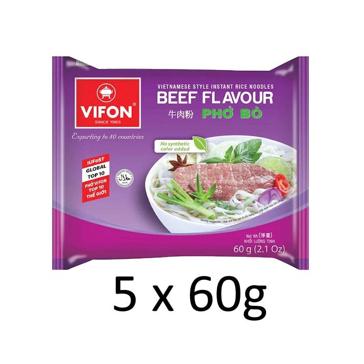 Get Vifon Pho Bo Beef Flavor pack of 5 Delivered | Weee! Asian Market