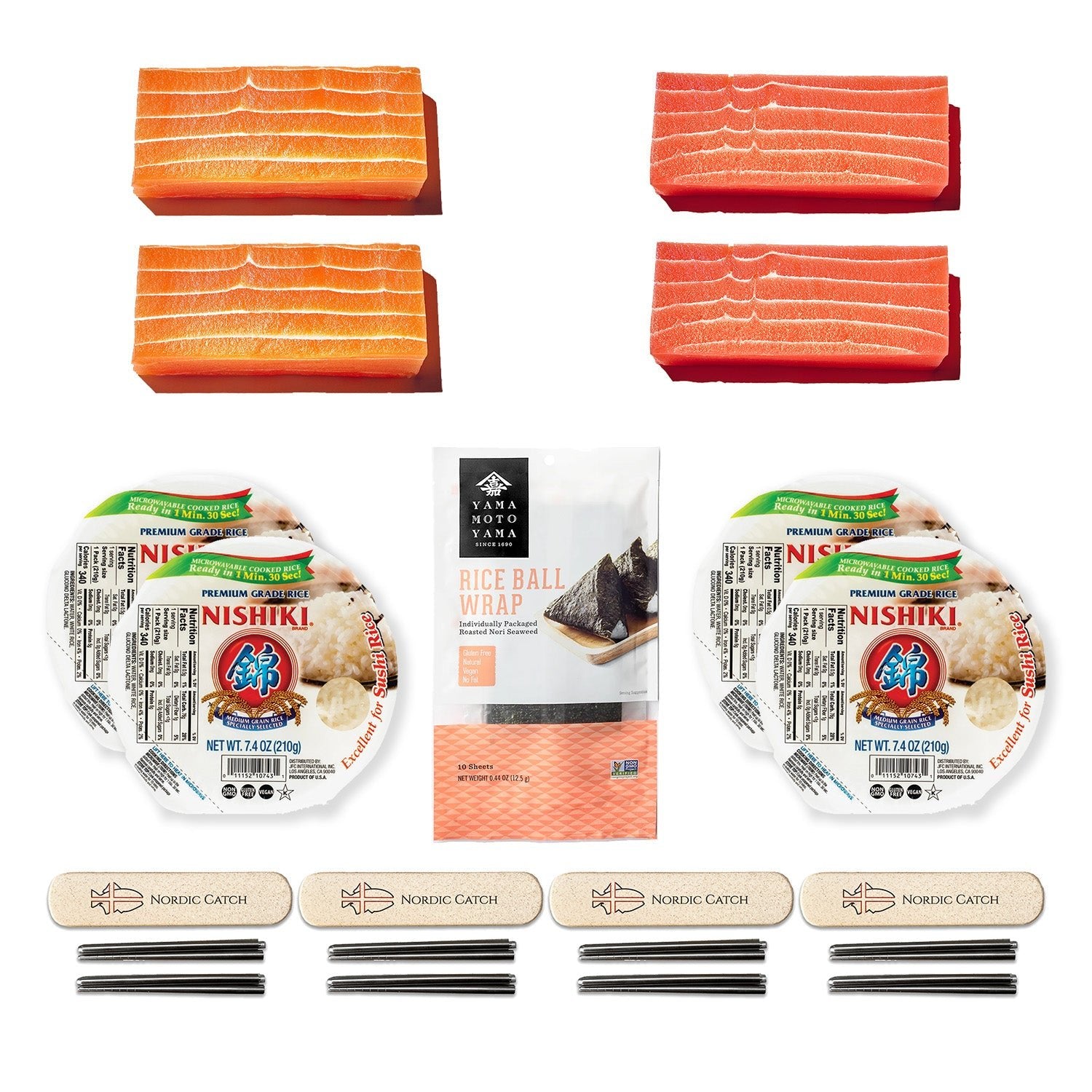 Get Family Sushi Night Kit - Sashimi Grade Fish Bundle 100% Vegan ...
