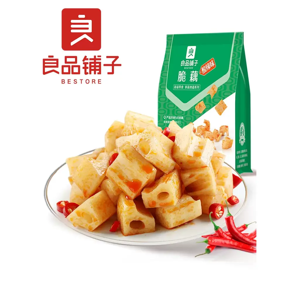 良品铺子 酸辣味卤脆藕片 168g 1袋装 - Weee!