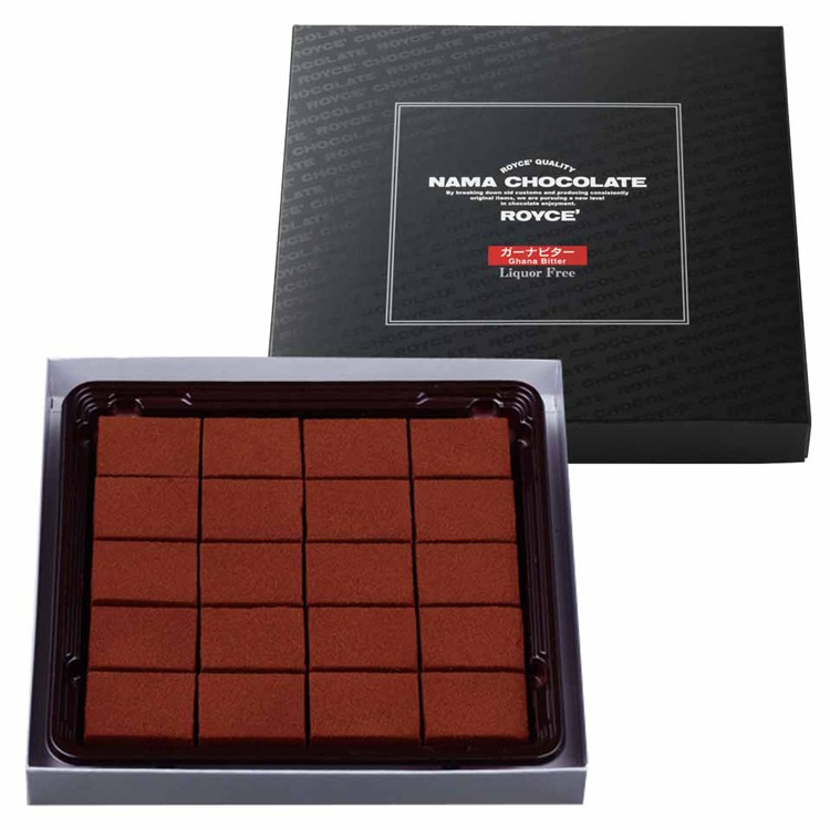 Get ROYCE HOKKAIDO Nama Fresh Chocolate, Ghana Bitter Flavor 20pc ...