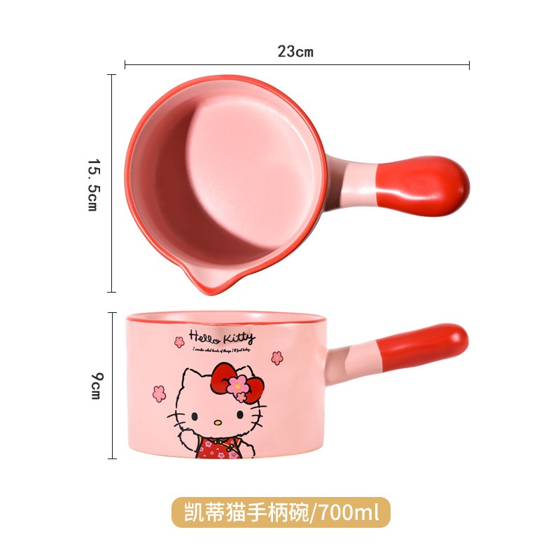 Get [Limited Edition] Sanrio Kawaii Cute Ceramic Handle Pot/Bowl ...