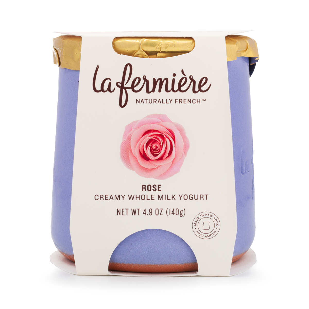 Get La Fermiere Creamy Whole Milk Yogurt Rose Flavor 4.9 oz Delivered ...