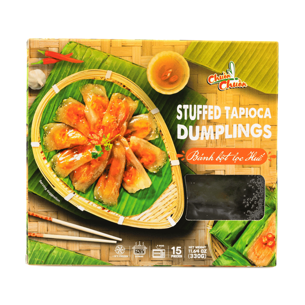 Get Dragonfly Stuffed Tapioca Dumpling with Shrimp, Frozen (15 pieces ...