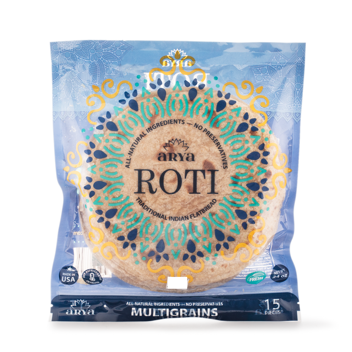 Get Arya Multigrain Roti 15pcs 24 oz Delivered | Weee! Asian Market