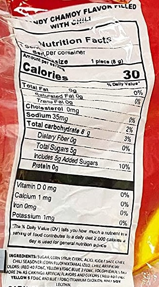 Beny Locochas Sabor Chamoy Hard Candy 1 each - Weee!