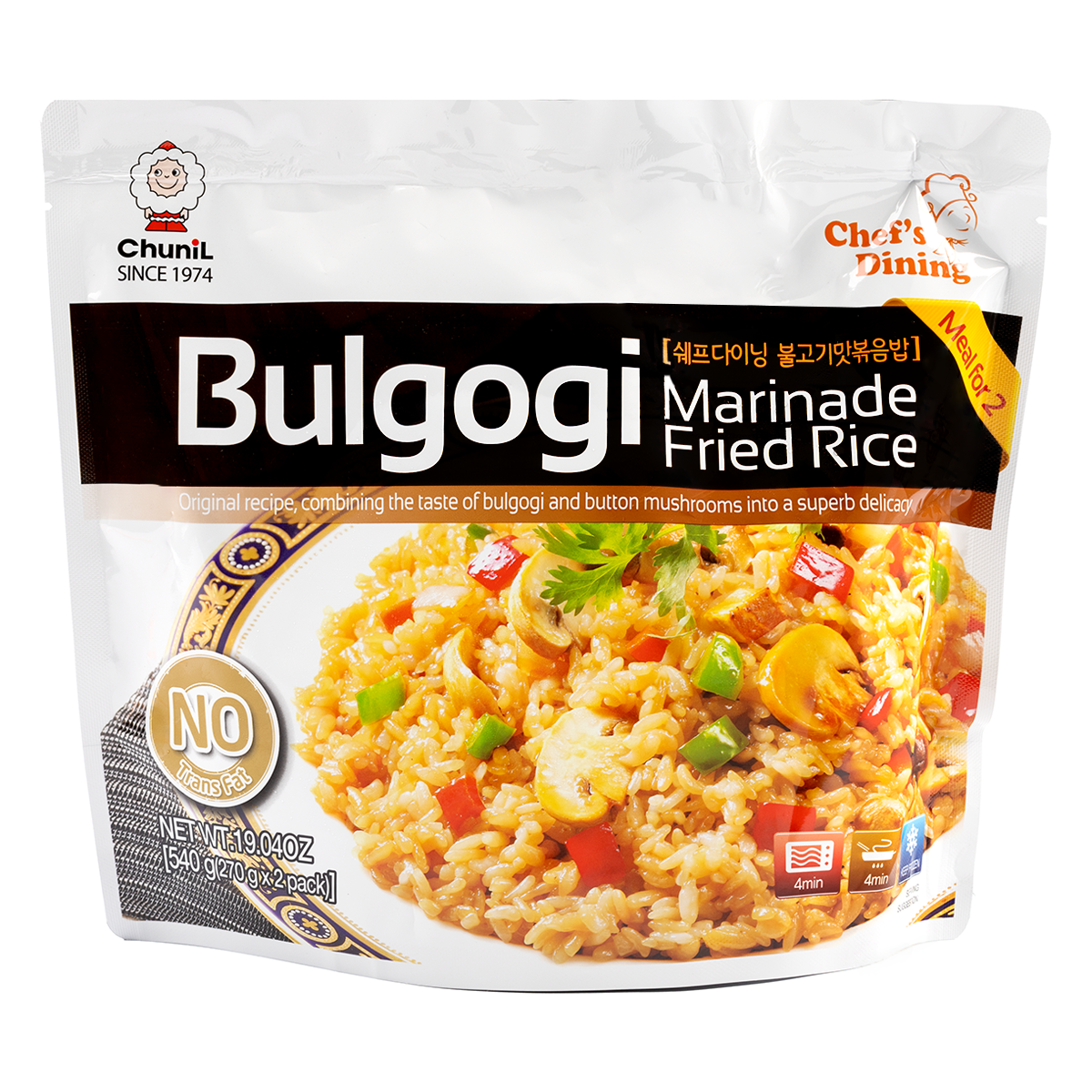 Get Chunil Bulgogi Marinade Fried Rice (270g X 2pk) 540 g Delivered | Weee! Asian Market