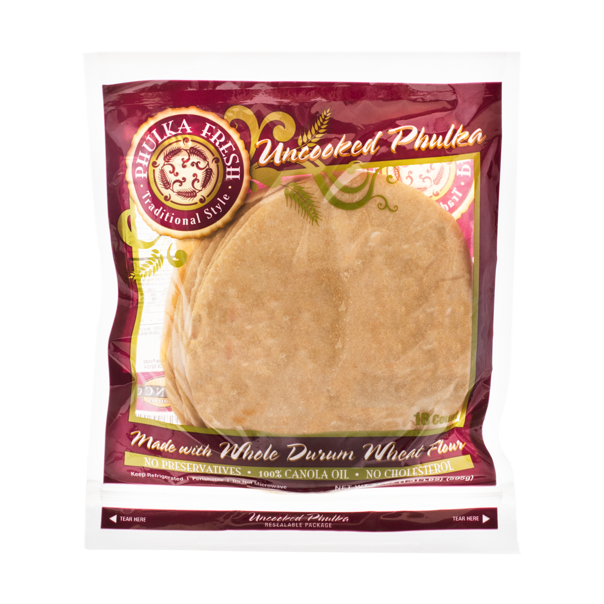 Get Franco Uncooked Phulka Frozen 18ct Delivered | Weee! Asian Market