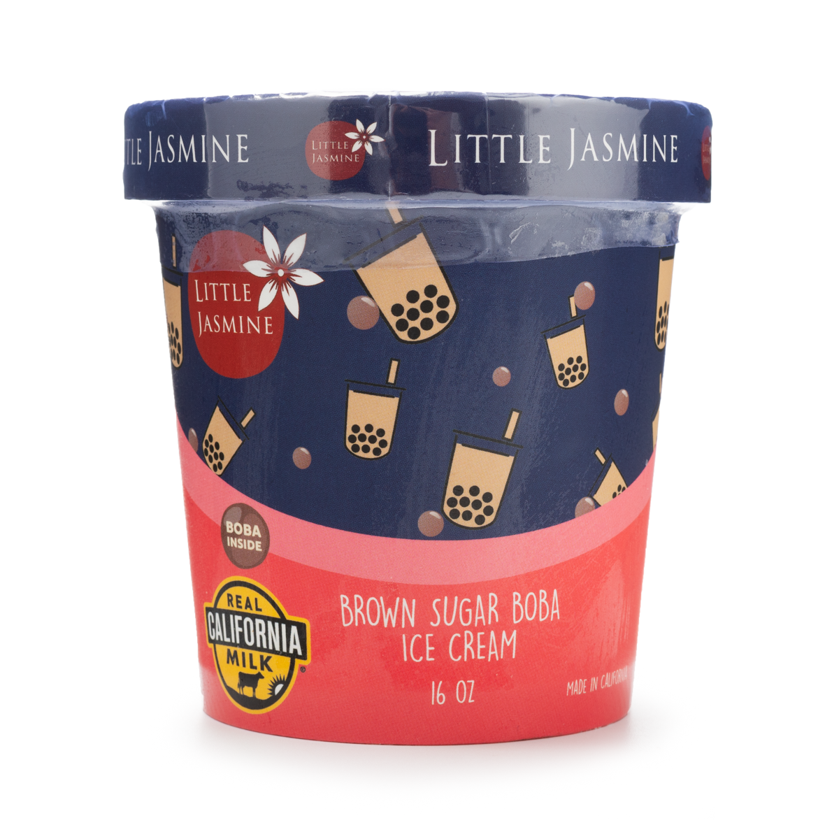 Get Little Jasmine Boba Ice Cream 16 oz Delivered | Weee! Asian Market