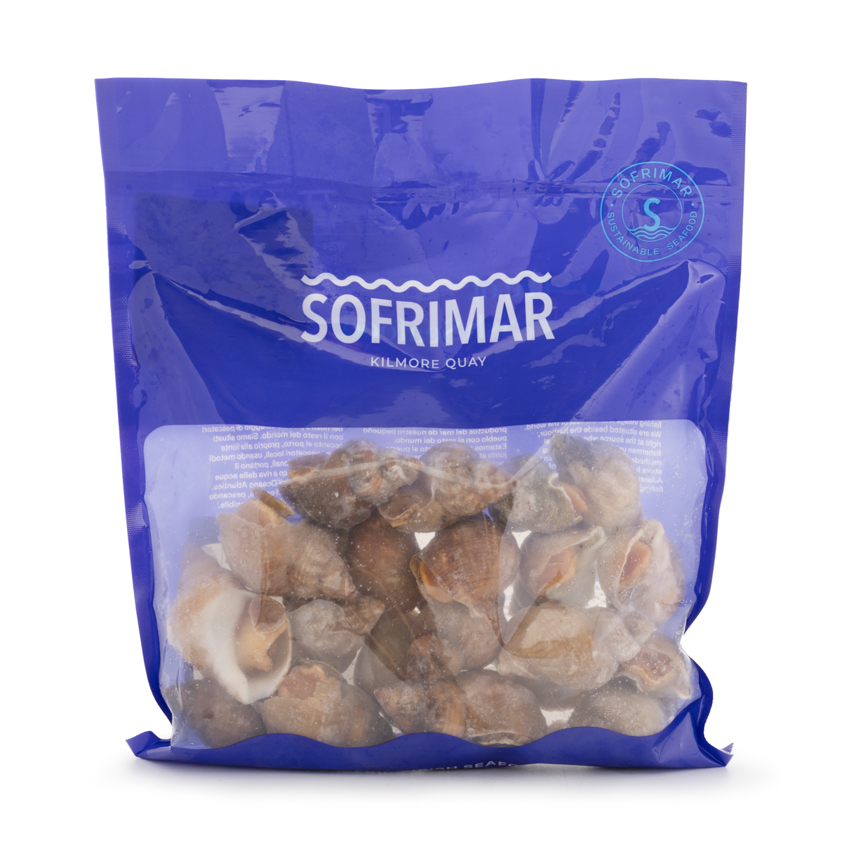 Sofrimar 爱尔兰 熟冻带壳全海螺 2 磅 - Weee!