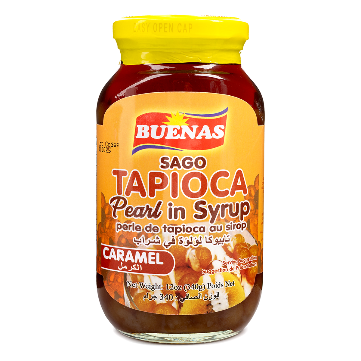 Get Buenas Sago (Tapioca) in Caramel Syrup 12 fl.oz Delivered | Weee ...