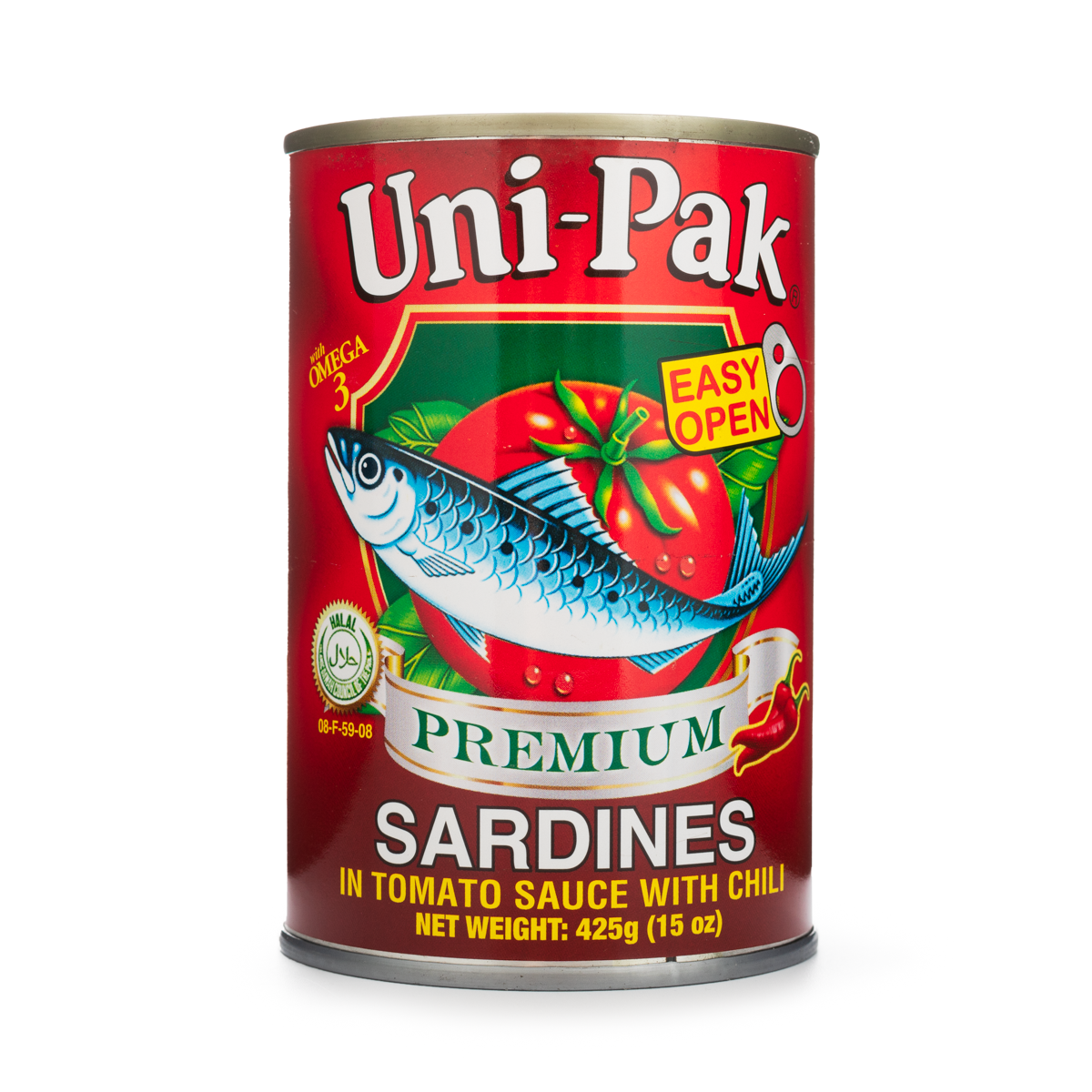Unipak Premium Sardines Chili ( Easy Open ) - Weee!