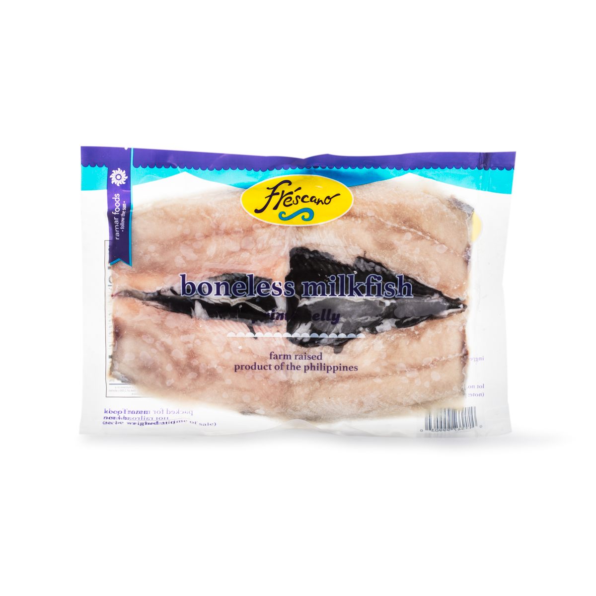 Get Frescano Boneless Bangus Belly Unmarinated (Milkfish), Frozen ...