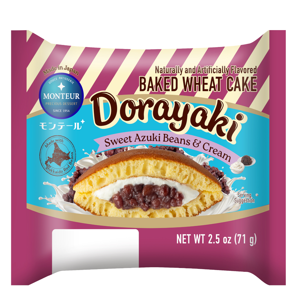 Get Monteur Dorayaki Hokkaido Azuki 2.5 oz Delivered | Weee! Asian Market