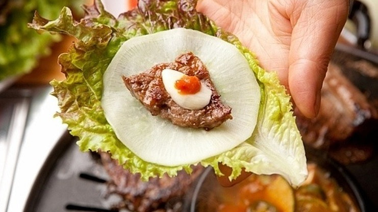 HANSANG Pickled Radish Wrapper for Korean BBQ - Weee!