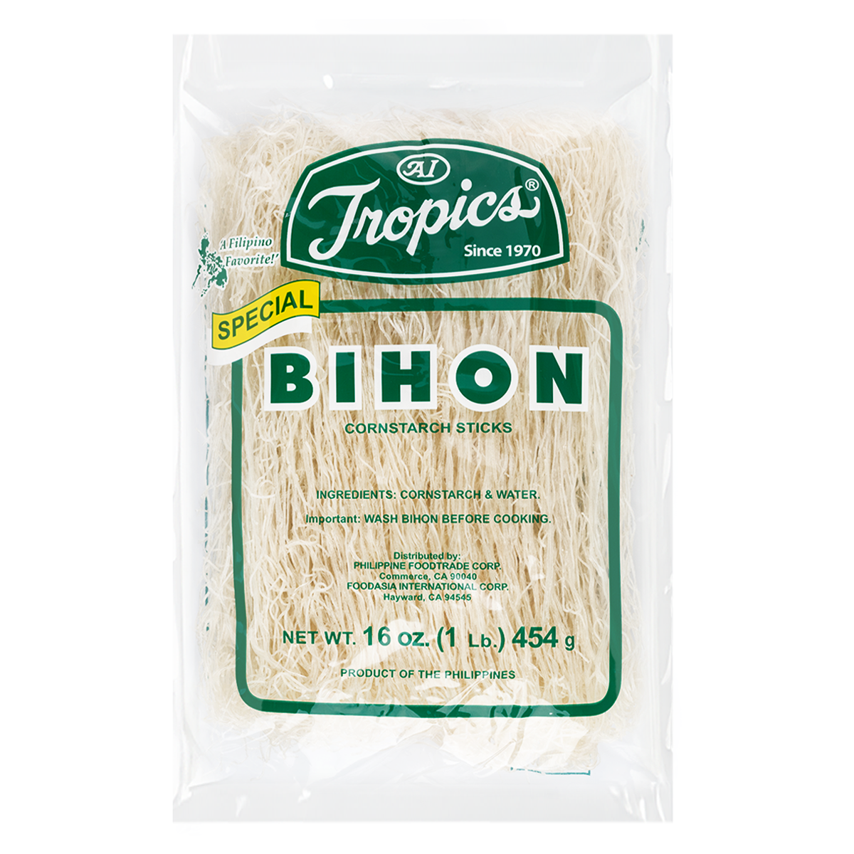 Get Tropics Special Bihon ( Cornstarch Stick ) 16 oz Delivered | Weee ...