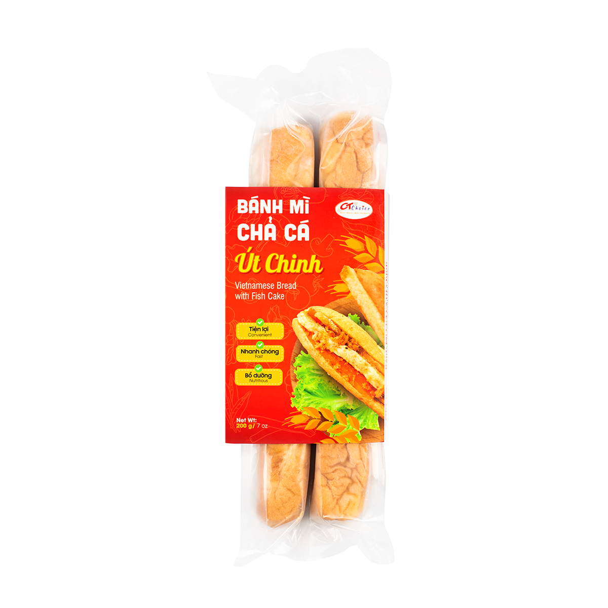 Bánh Mì Chả Cá Đông Lạnh CT Choice 200 g - Weee!