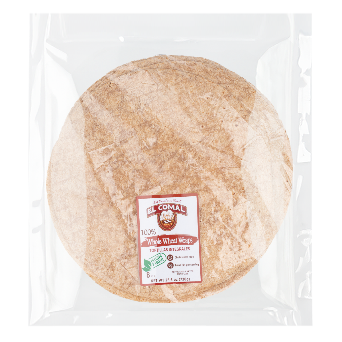 Get El Comal Whole Wheat Wrap 8 count Delivered | Weee! Asian Market