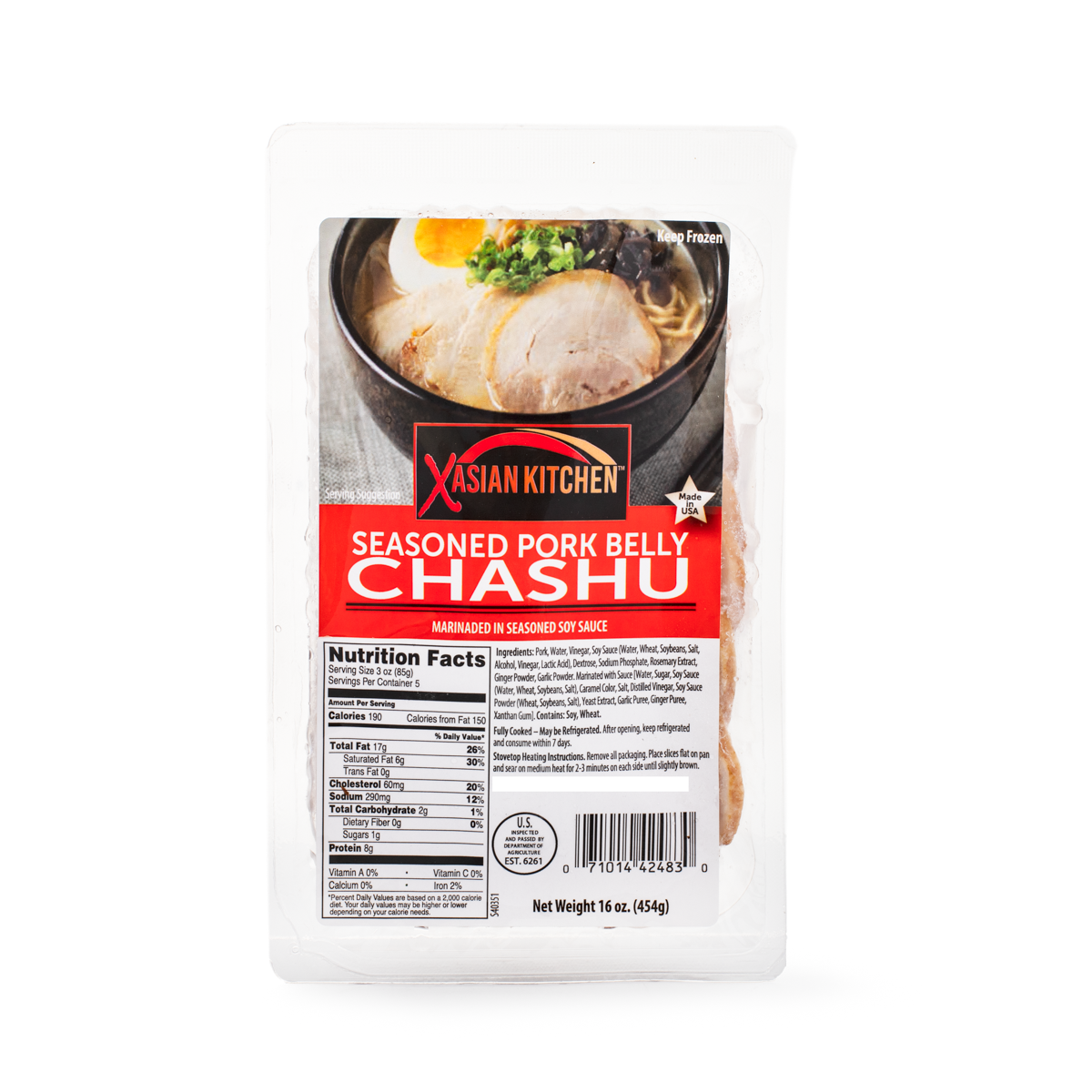 Get X Asian Kitchen Sliced Chashu 4.5mm Delivered | Weee! Asian Market