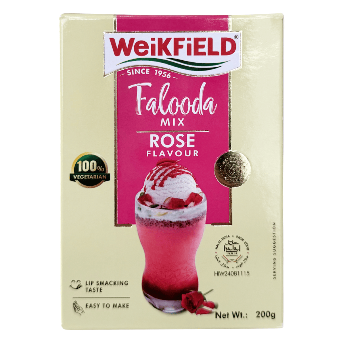 Get Weikfield Falooda Mix Rose 200gm 200 g Delivered | Weee! Asian Market