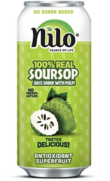 Nilo Guanabana Soursop Juice Drink with Pulp - Weee!