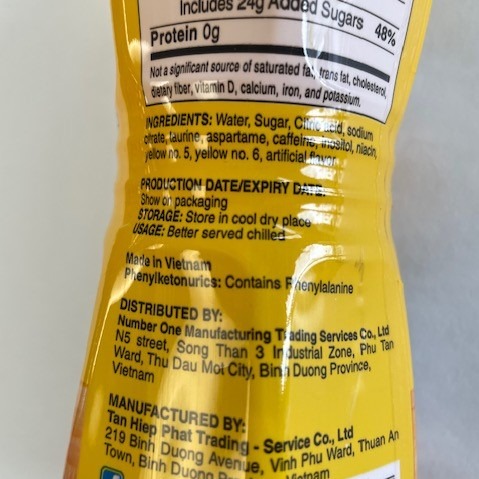 Number One Energy Drink - Weee!