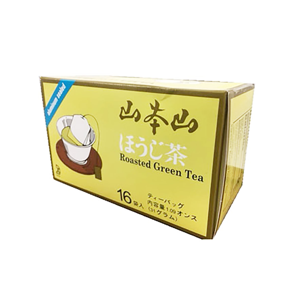 Get Yamamotoyama Hoji (Roasted Green Tea) Tea Bag 0.06 oz*16 pack ...