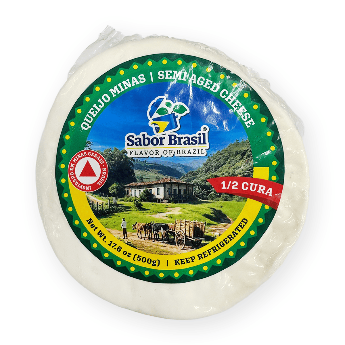 Get Sabor Brasil Fresh Minas Cheese 1/2 cura 500 g Delivered | MásGusto ...