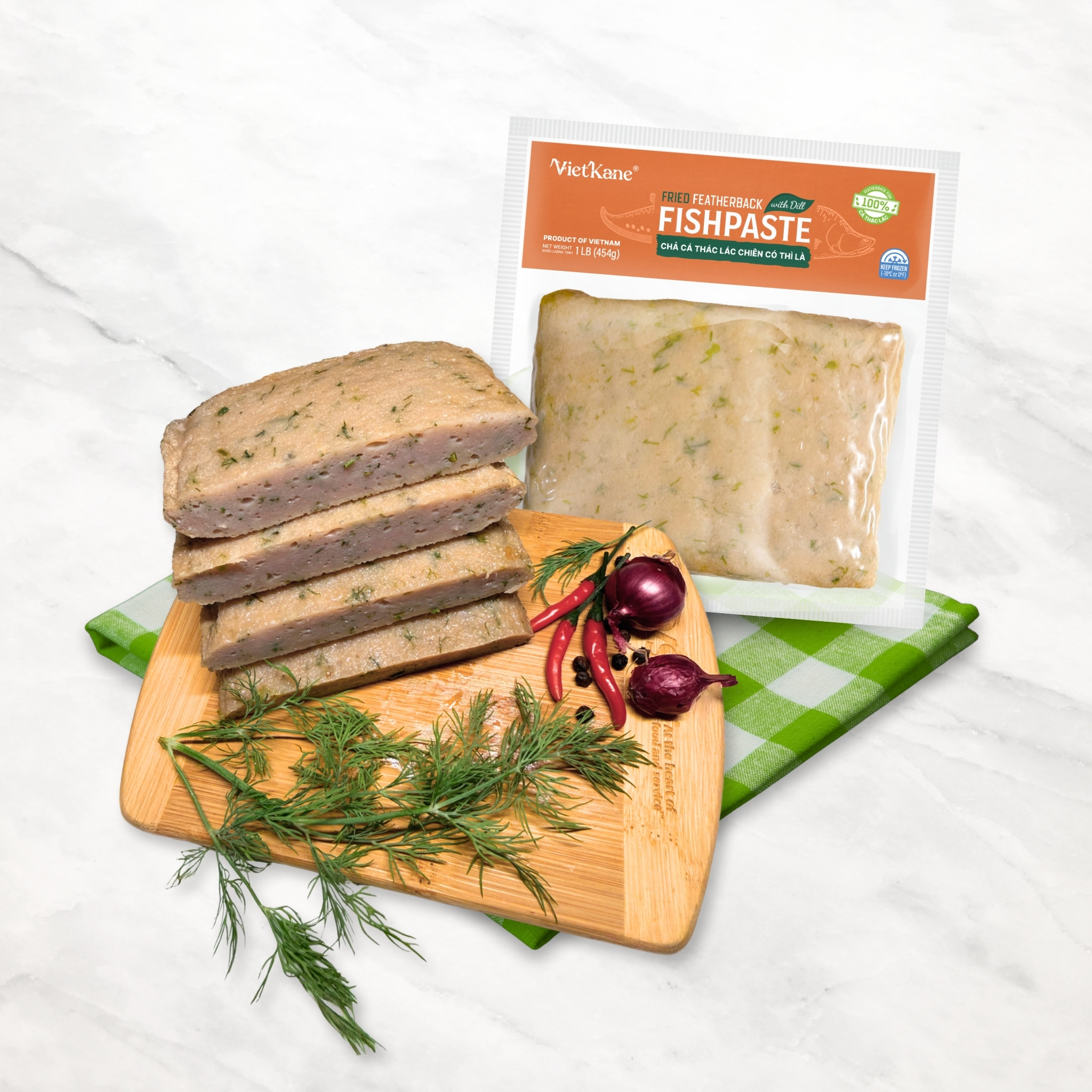 Get Vietkane Fried Featherback Fish Paste With Dill 1 lb Delivered ...