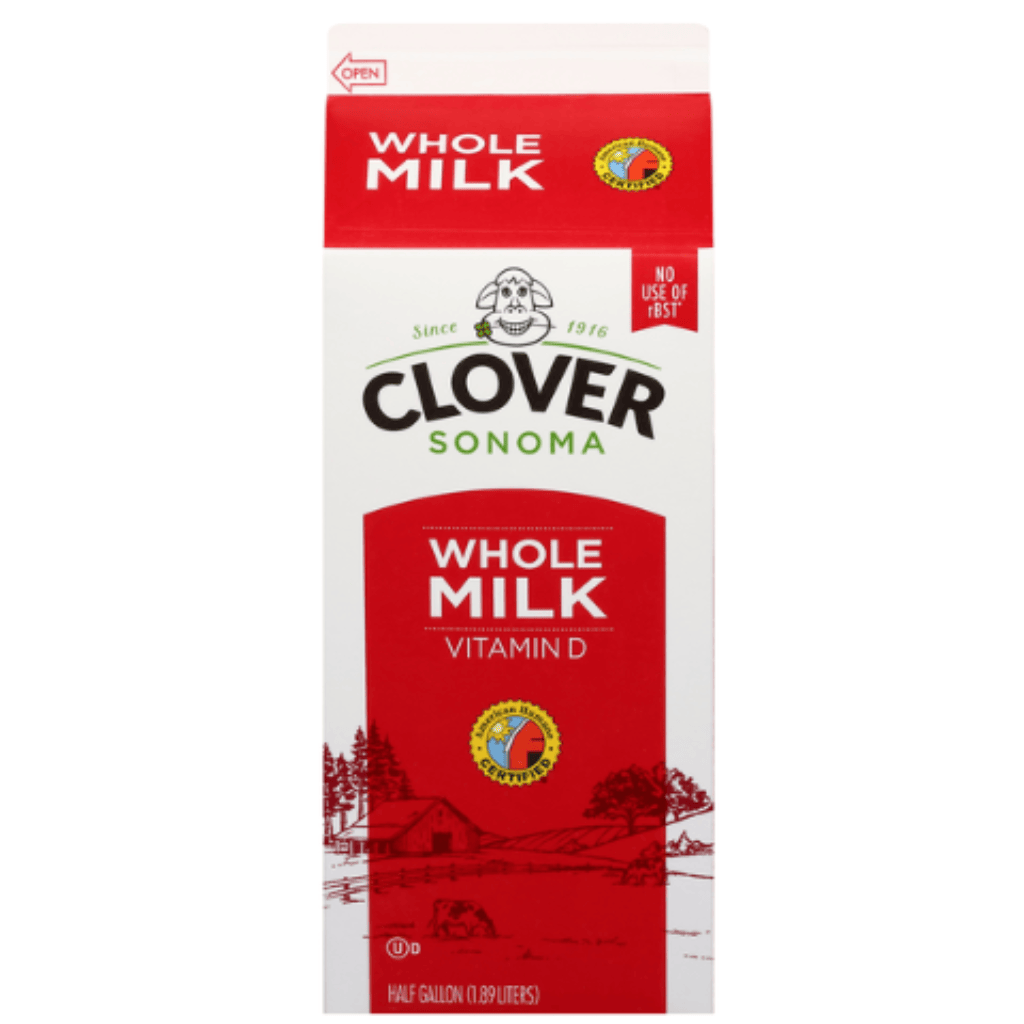 Get Clover Milk Vitamin D Half Gallon 63.9 fl.oz Delivered | MásGusto ...