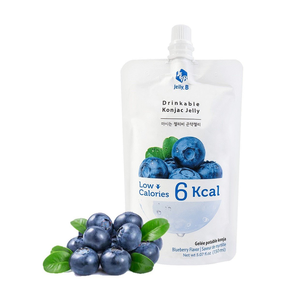 Jelly.B Drinkable Konjac Jelly, Blueberry Flavor - Weee!
