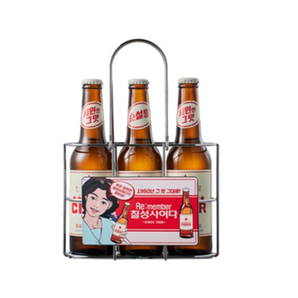 Get Lotte Chilsung Cider Retro Steel Pack 330 ml*3 bottle Delivered ...