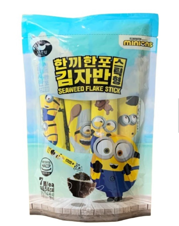 MANJUN Laverland Minions Edition Seaweed Laver Flakes 7pk - Weee!
