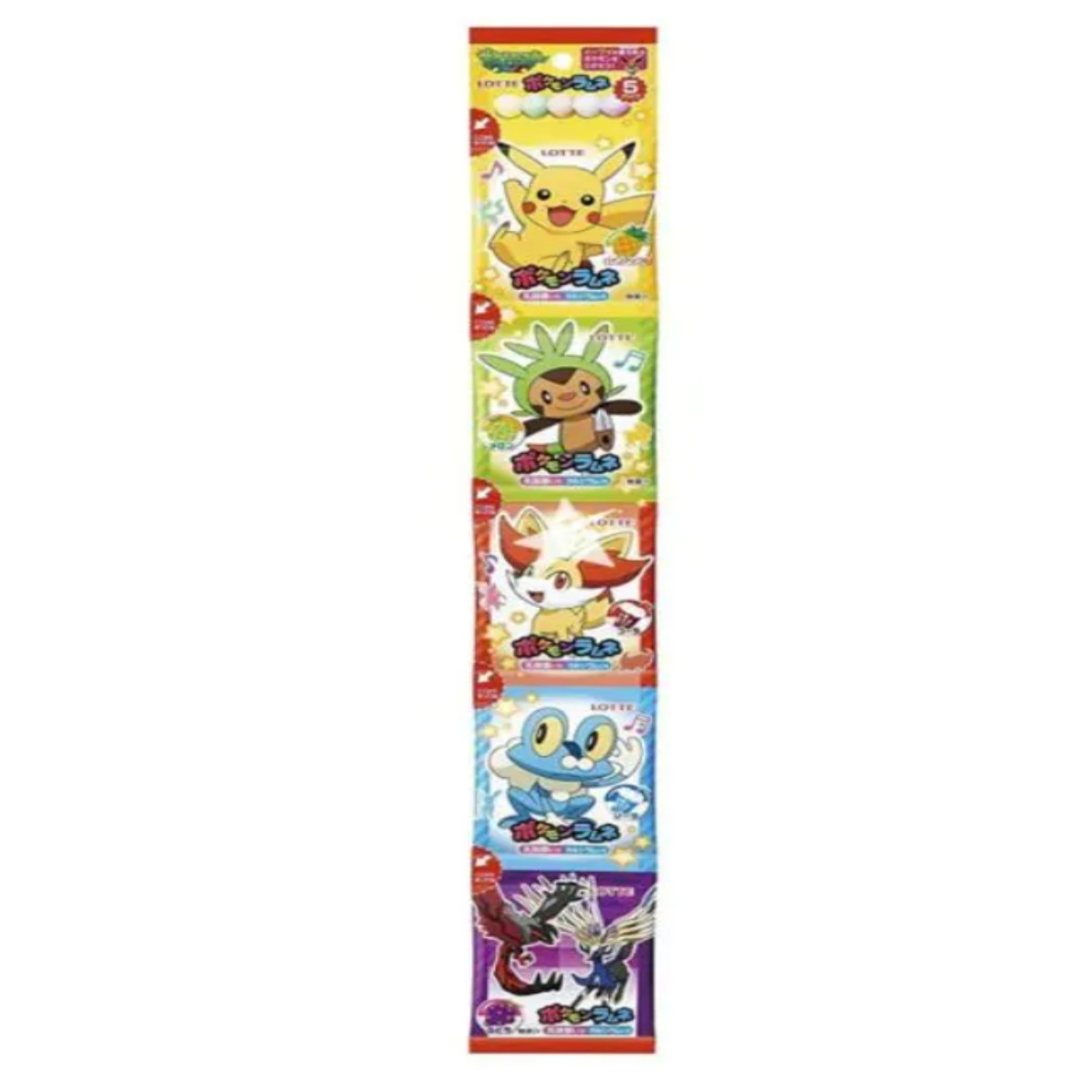 Lotte Pokemon Ramune Candy 5pack 68 그램 - Weee!