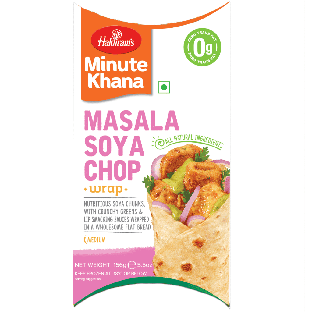 Get Haldiram Masala Soya Chop Wrap, Frozen 156 g Delivered | Weee ...