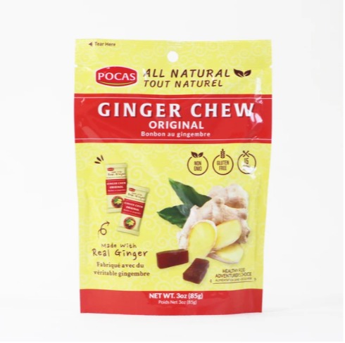 Pocas Ginger Chew Candy Original Flavor - Weee!