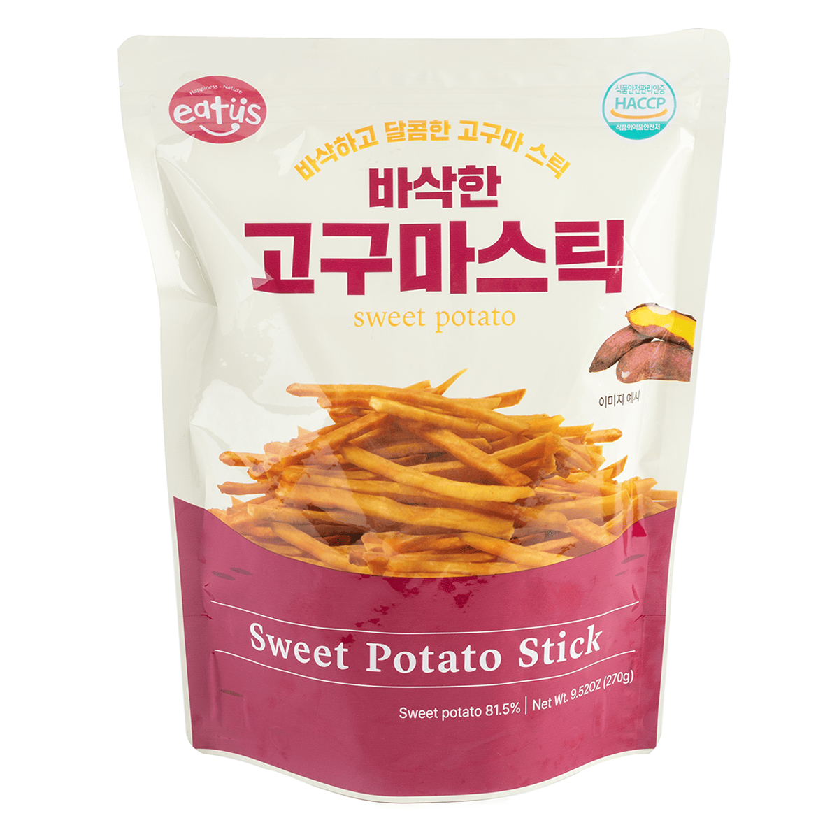 Get EATUS Crispy Sweet Potato stick 300 g Delivered | Weee! Asian Market