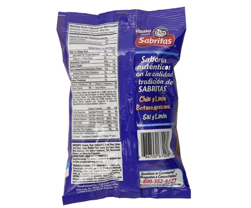 Sabritas Japanese Peanuts Snack - Weee!