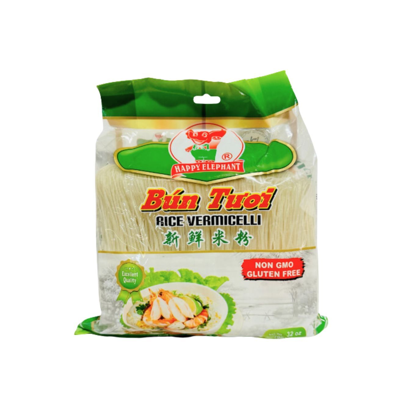Happy Elephant Rice Vermicelli ( Bun Tuoi) 2 磅 - Weee!